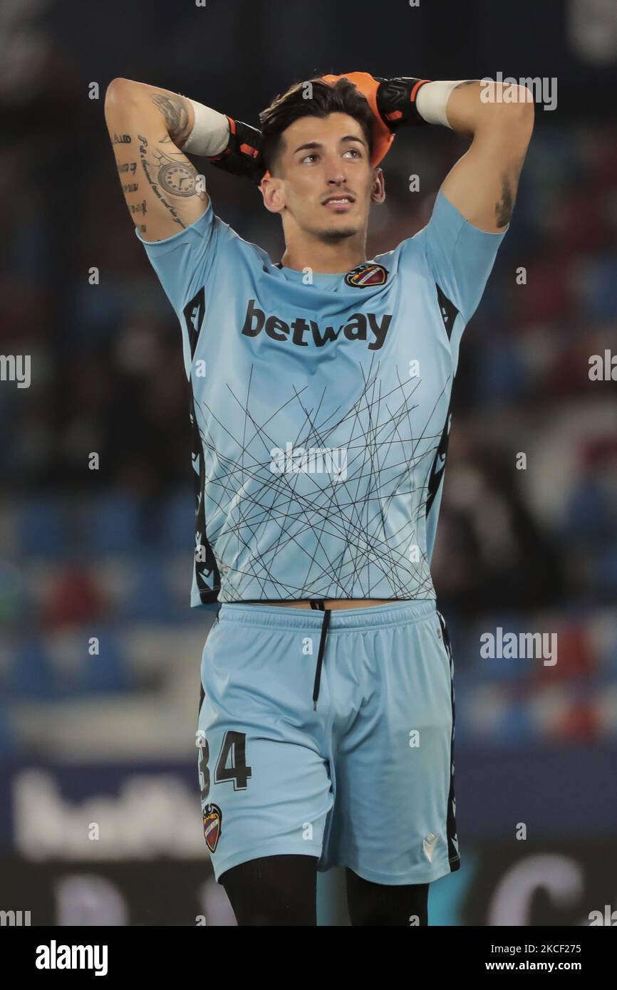 Levantes goalkeeper dani cardenas hi-res stock photography and images ...