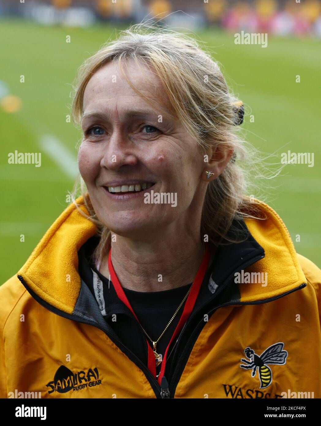 Giselle Mather Director of Rugby during Premier Semi- Final match ...