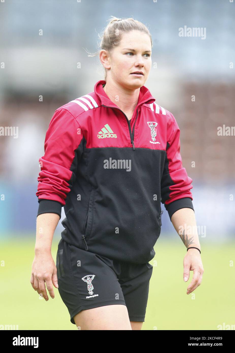 Forwards Coach Karen Findlay of Harlequins Women during Premier Semi ...