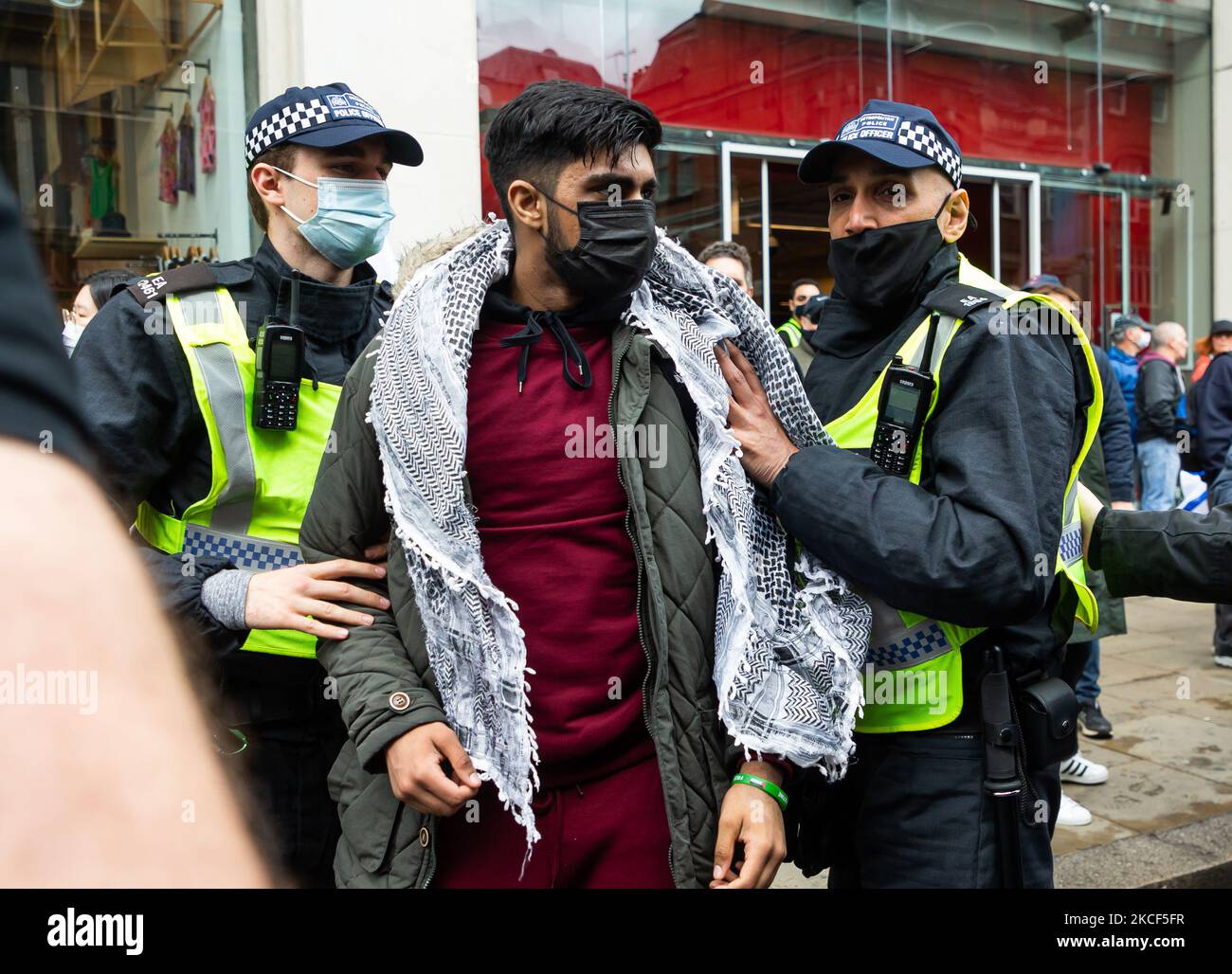 Pro Israel Demonstration Outside The Israeli Embassy In London On