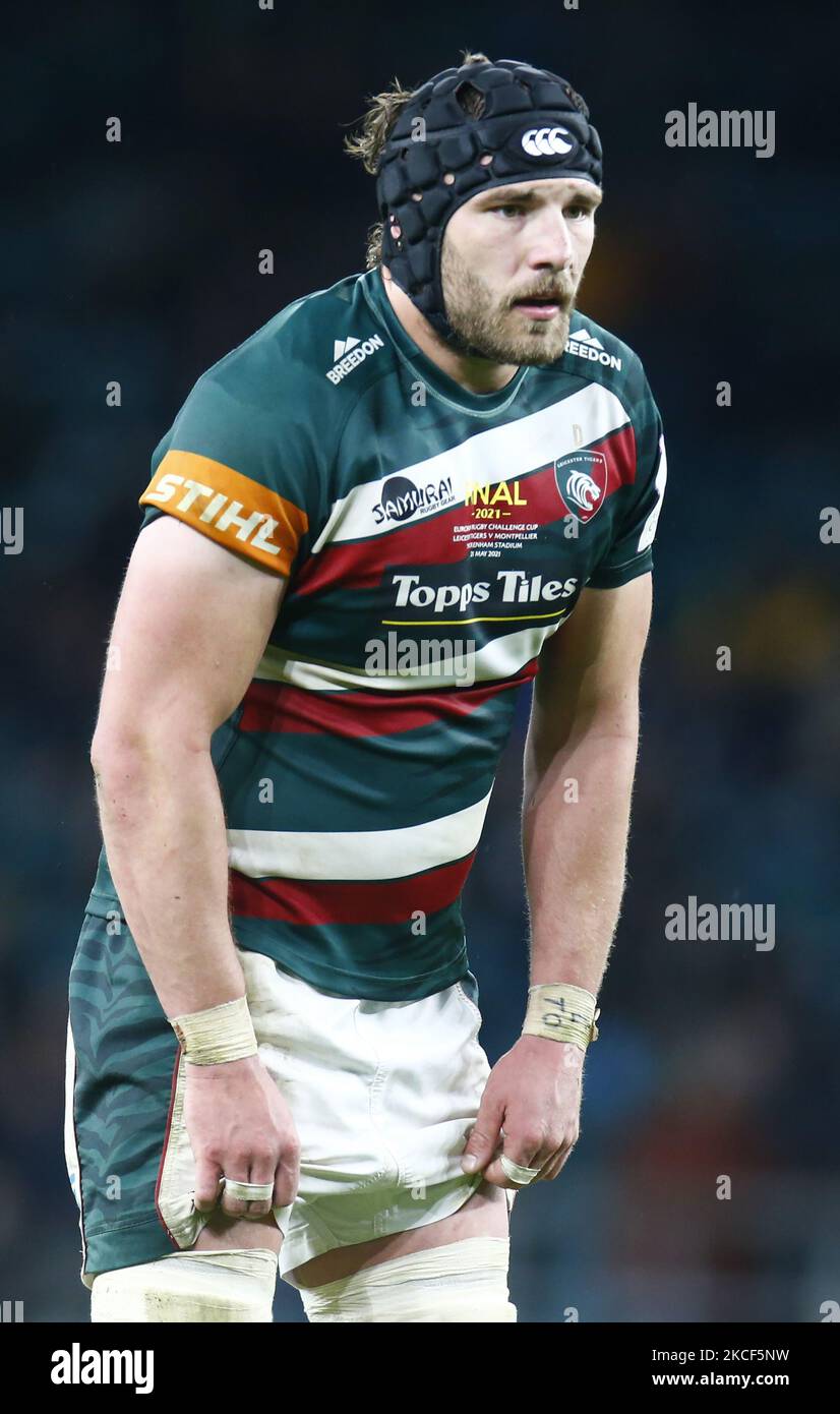 Harry Wells of Leicester Tigers during Challenge Cup Final match ...