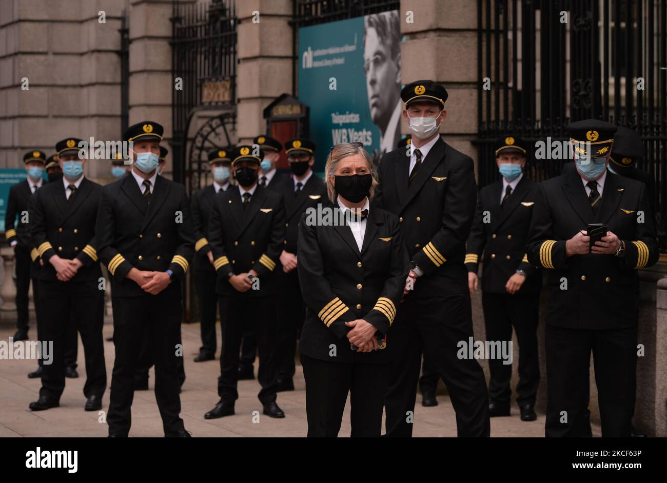 Pilots’ group 'Recover Irish Aviation' demonstrating outside Leinster ...