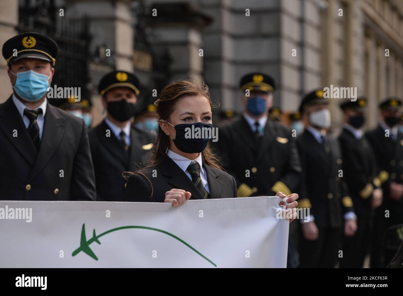 Pilots’ group 'Recover Irish Aviation' demonstrating outside Leinster ...