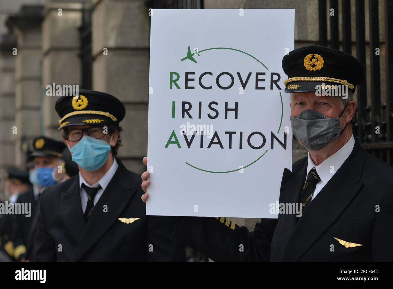 Pilots’ group 'Recover Irish Aviation' demonstrating outside Leinster ...