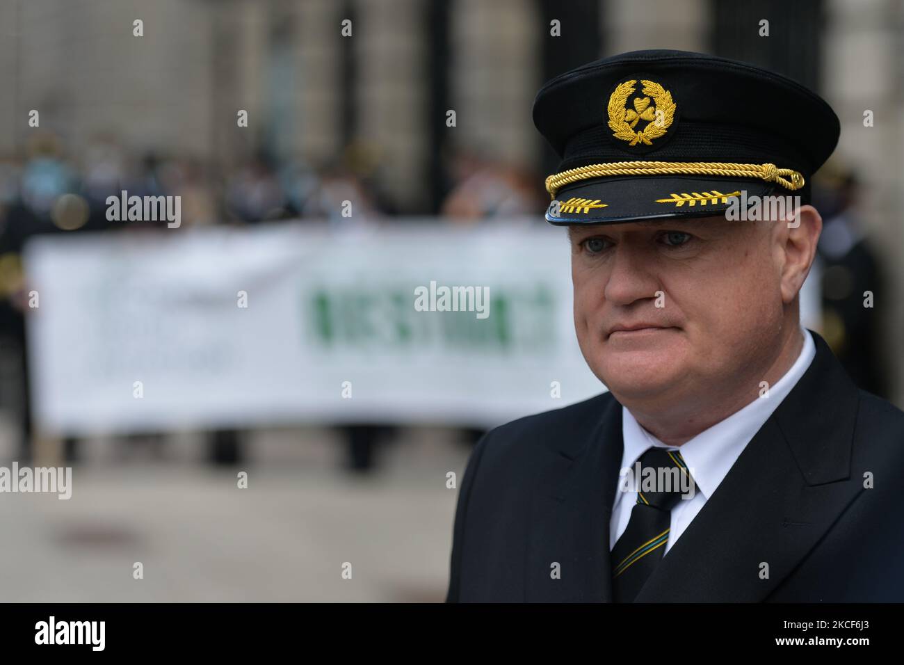 Captain Evan Cullen, president of IALPA (Irish Airline Pilots ...