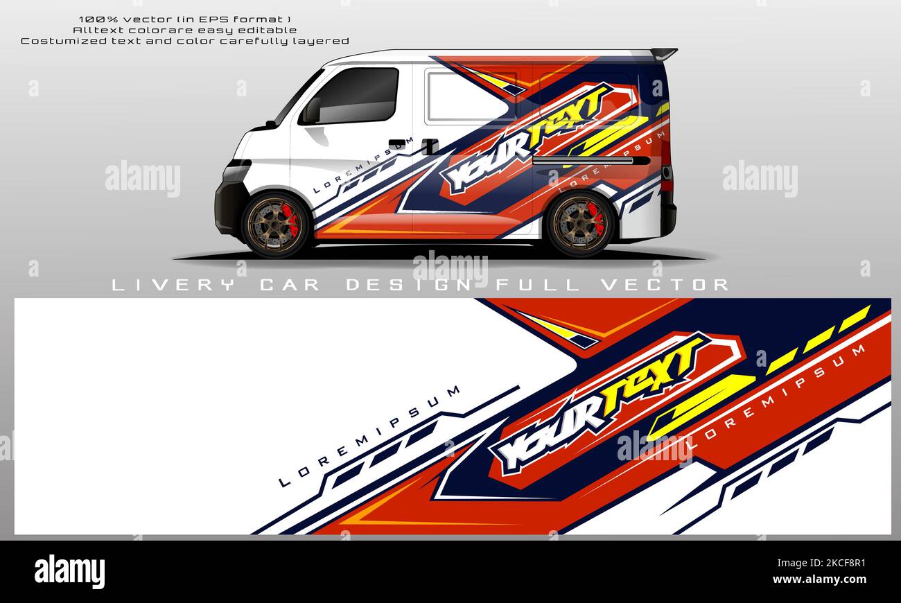car livery graphic vector. abstract grunge background design for ...