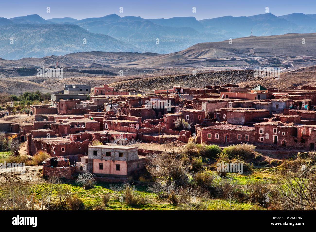 Telouet Village (Talouat Village) in the High Atlas Mountains in ...