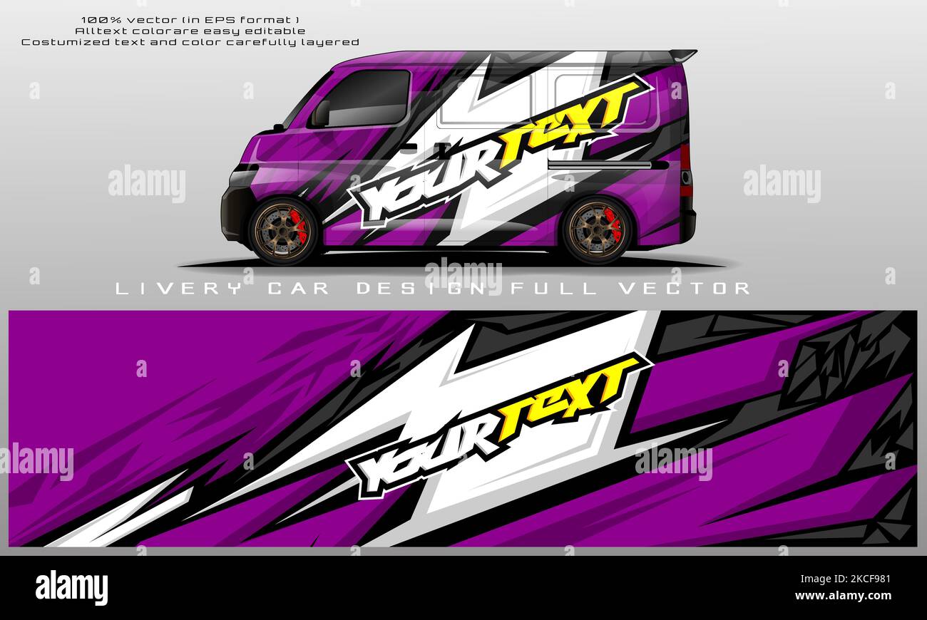 car livery graphic vector. abstract grunge background design for ...