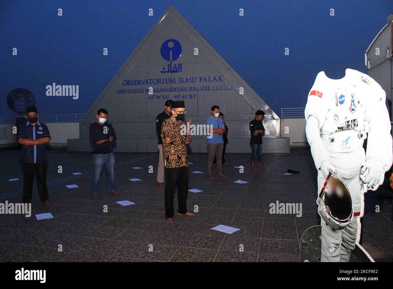 A number of students are seen wearing masks to avoid Covid-19 during an ...