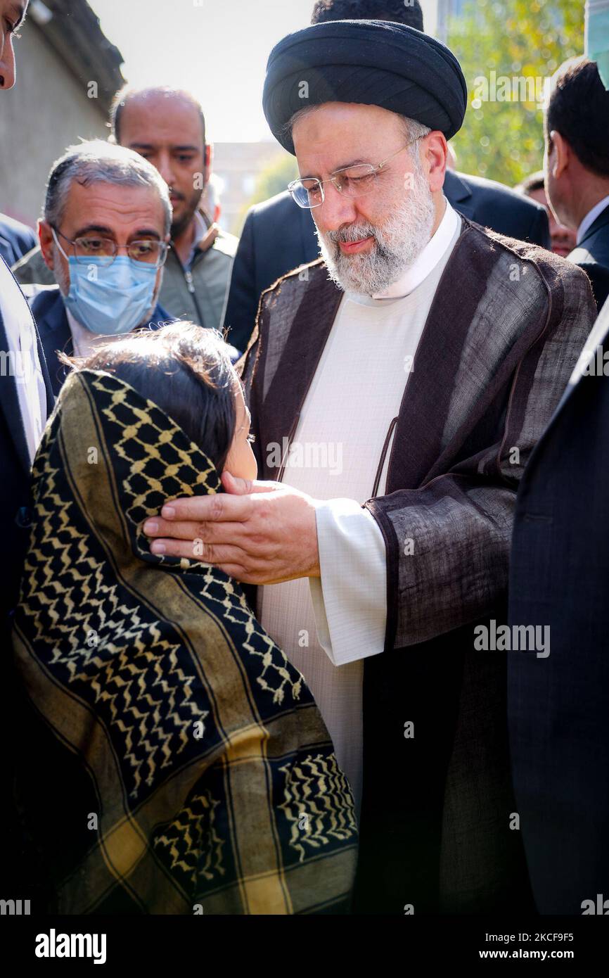 Tehran, Iran. 04th Nov, 2022. Iranian President Ebrahim Raisi speaks ...