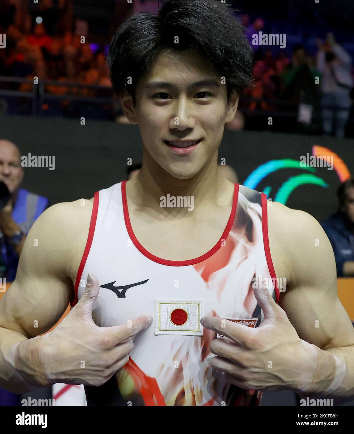 Liverpool, Britain. 4th Nov, 2022. Hashimoto Daiki of Japan celebrates ...