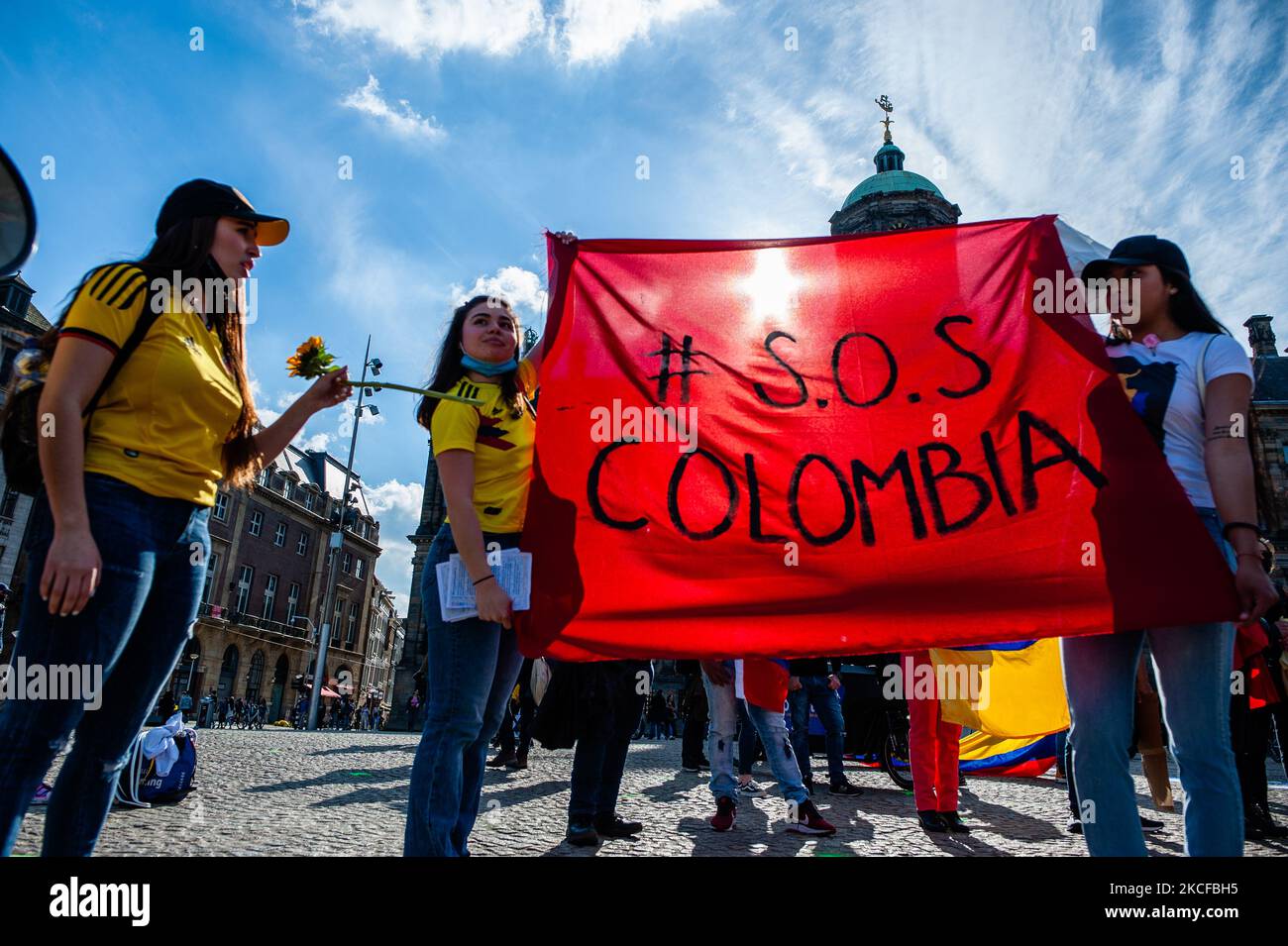 Thousands of protesters marched in cities across Colombia on Friday to ...