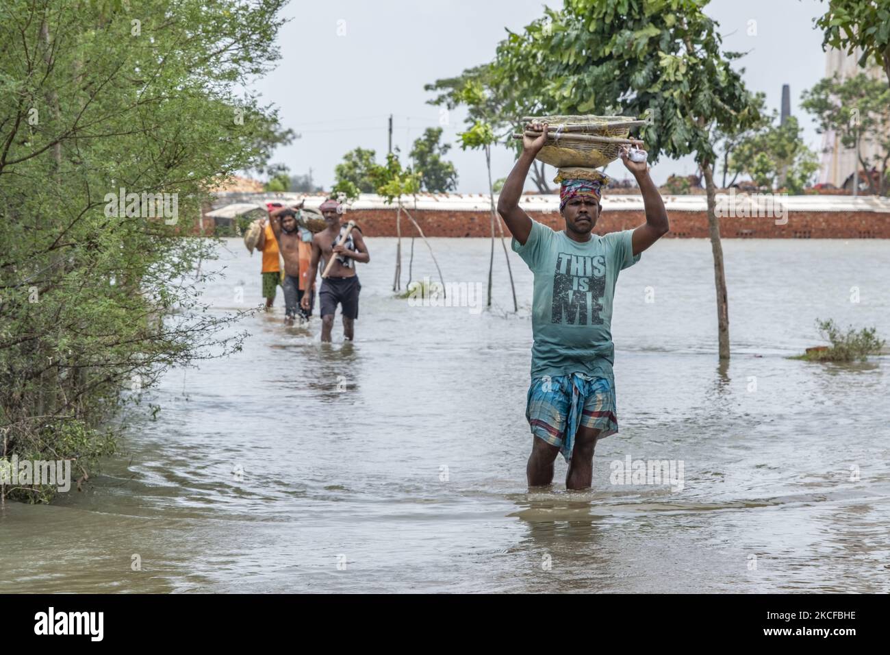 Village people are trying to shift to an upper place as several ...