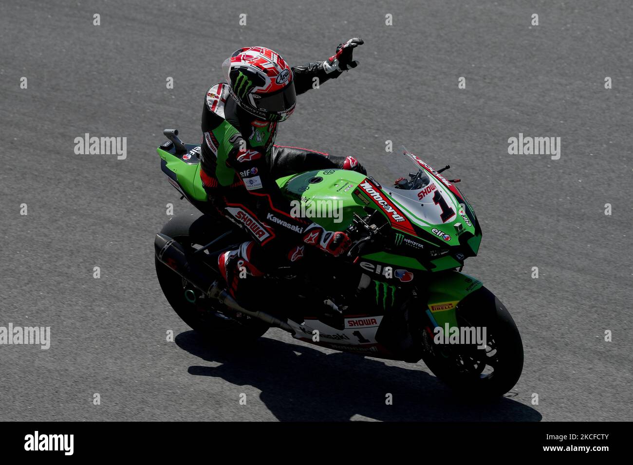 British jonathan rea of kawasaki racing team worldsbk hi-res stock ...