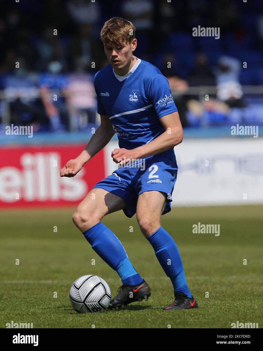 Lewis Cass of Hartlepool United during the Vanarama National League ...