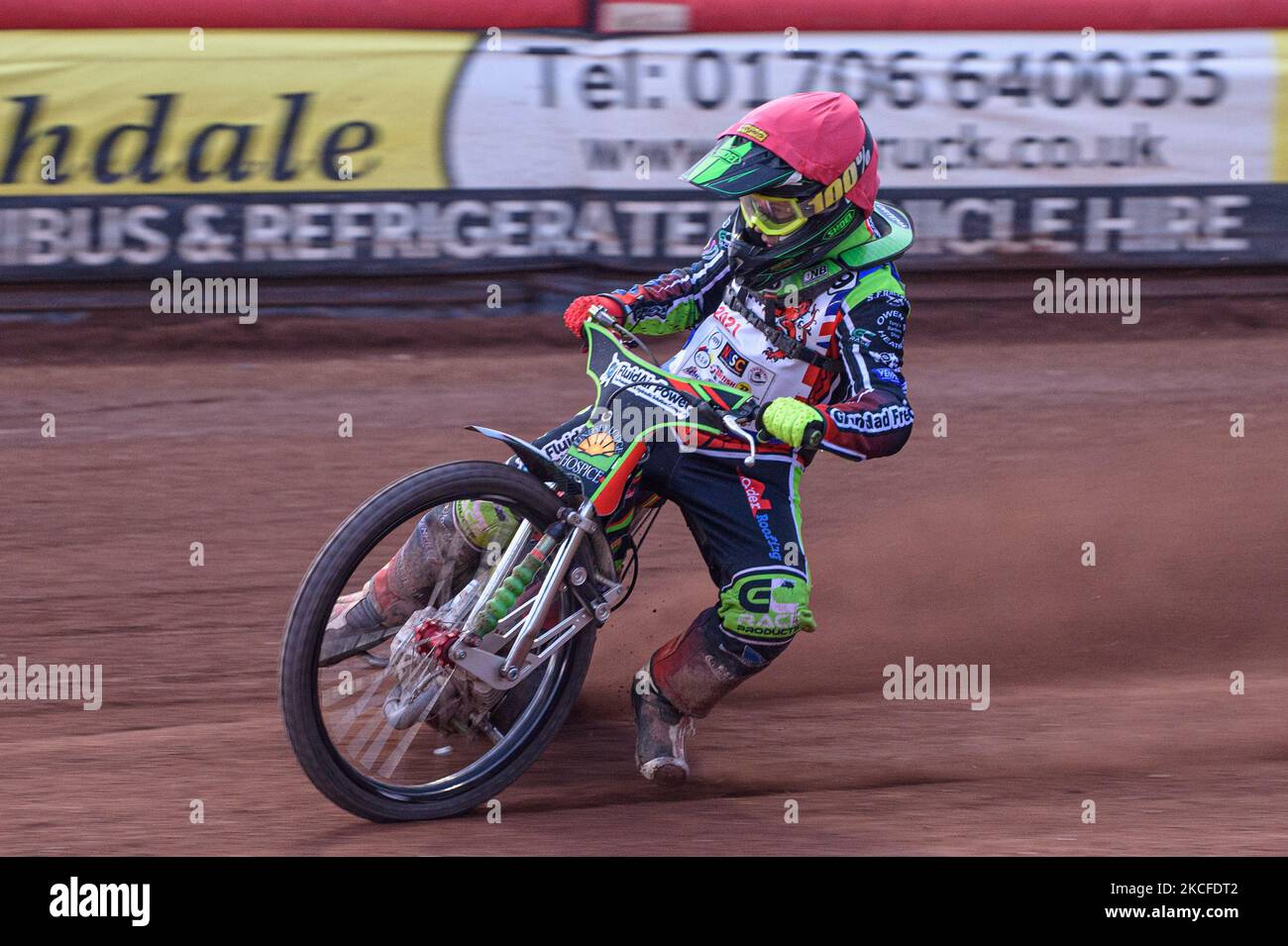 250cc Final winner Luke Harrison in action during the British Junior ...