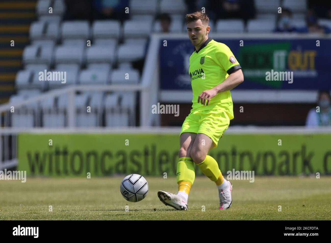 Josh Leslie-Smith of Weymouth during the Vanarama National League match ...