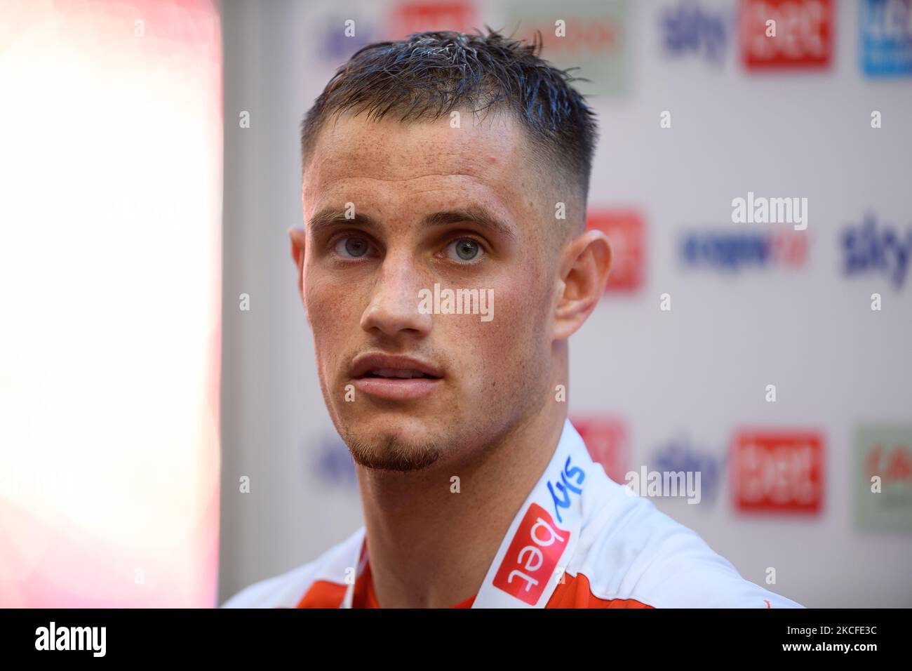 Jerry Yates of Blackpool during the Sky Bet League 1 match between ...