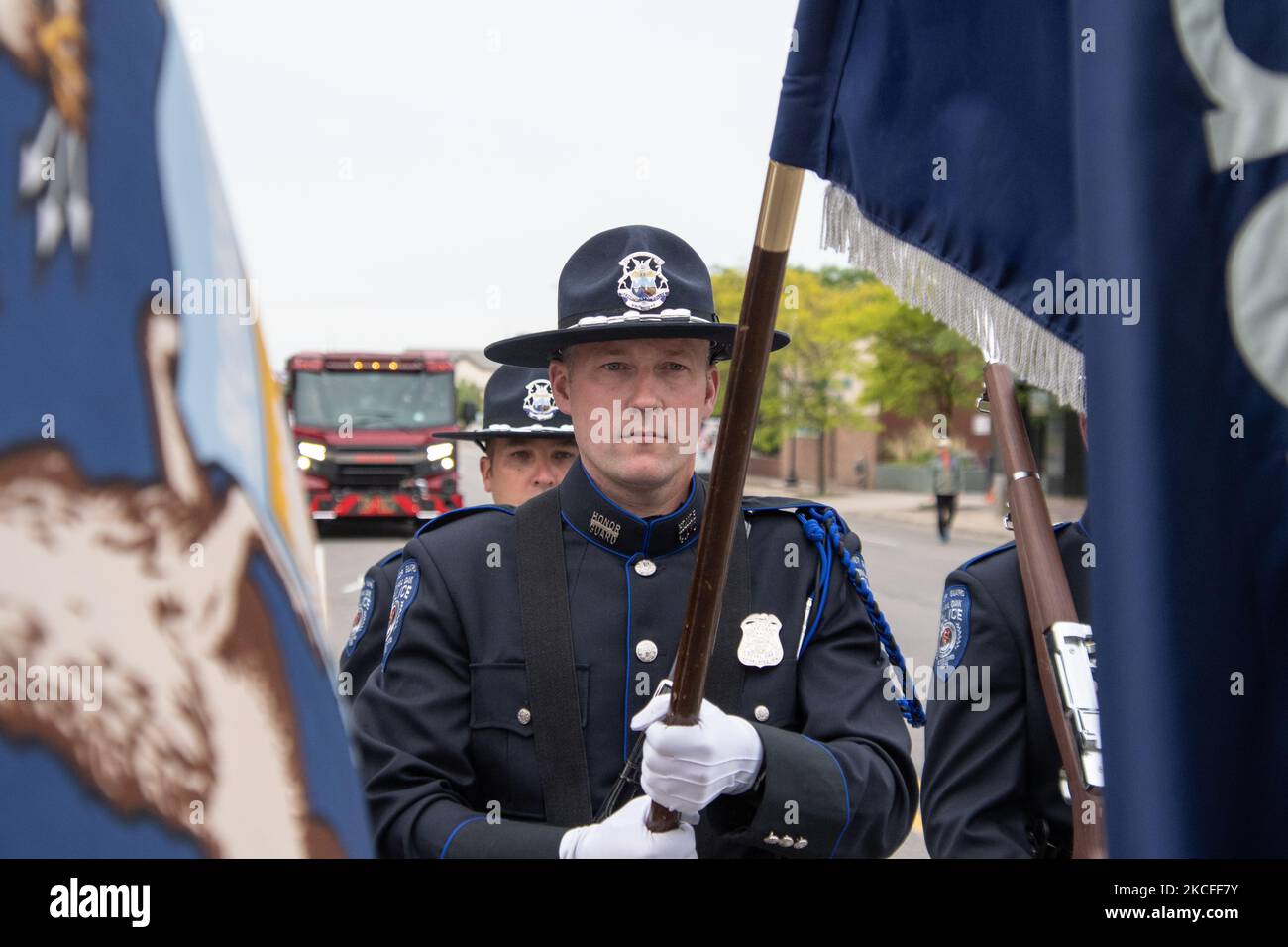 Royal oak police color guard hi-res stock photography and images - Alamy