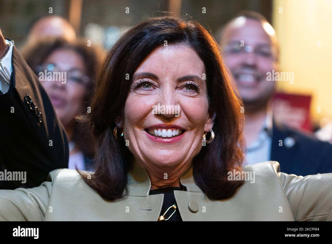Governor Kathy Hochul attends campaign rally with Congressman Adriano ...