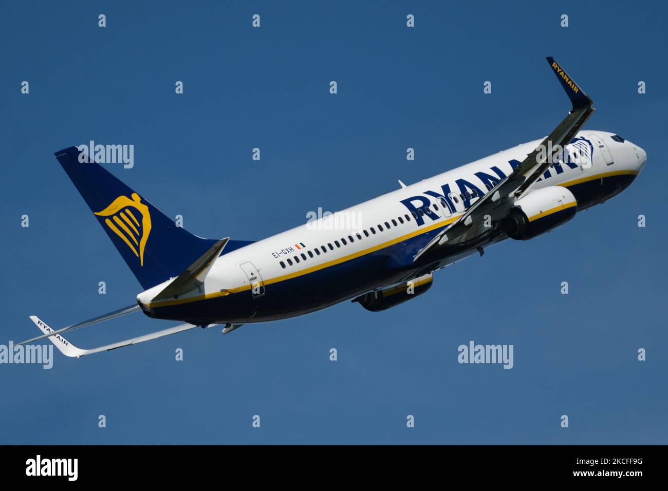 Ryanair flight to Lisbon departs from Dublin Airport. On Monday, May 31 ...