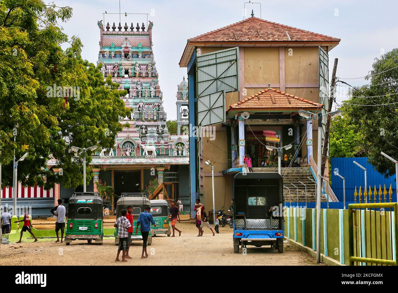 Ayyanar Kovil (Aiyanar temple) located on Analaitivu Island in the ...