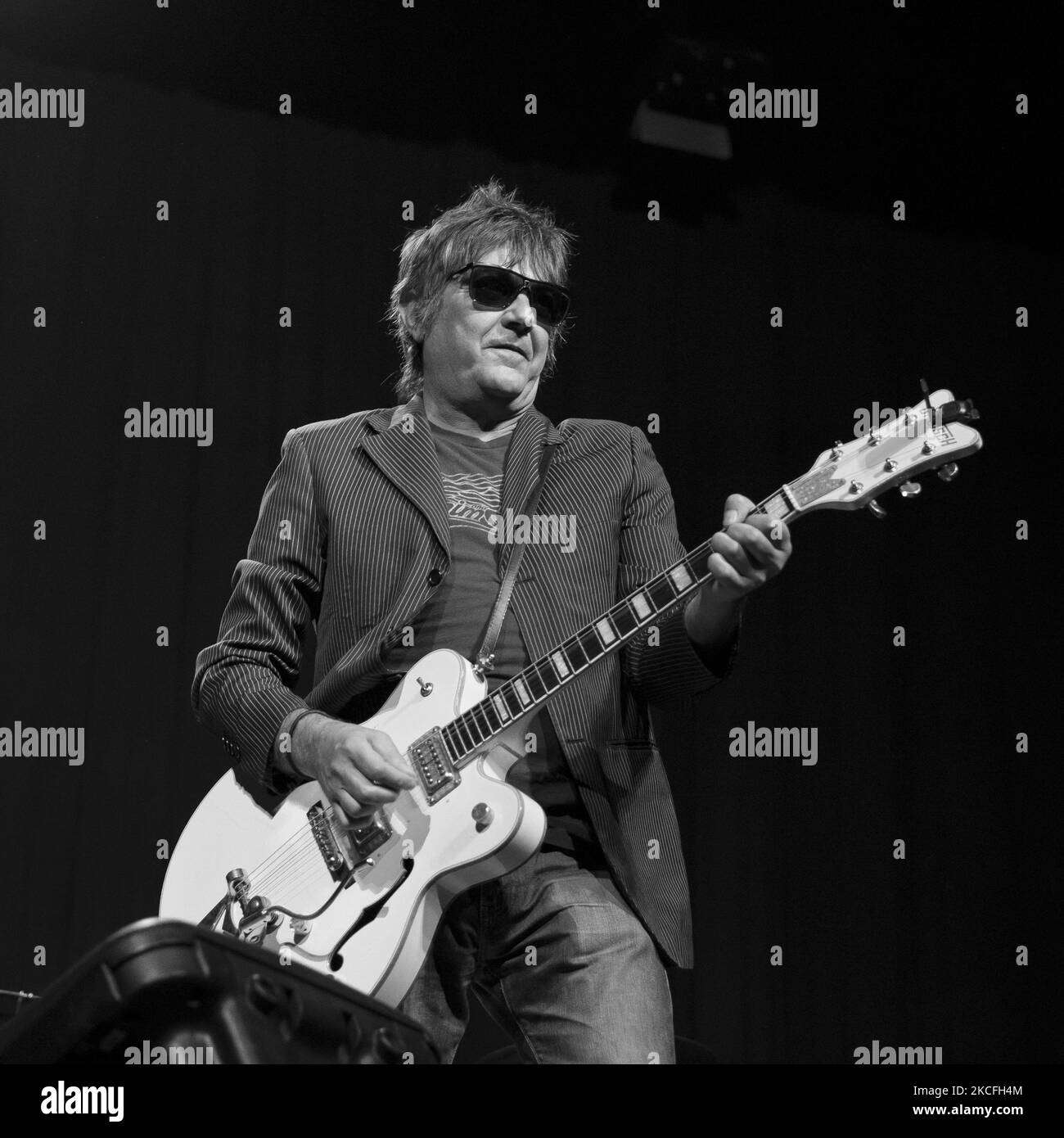 (EDITOR'S NOTE: Image was converted to black and white) the singer ...