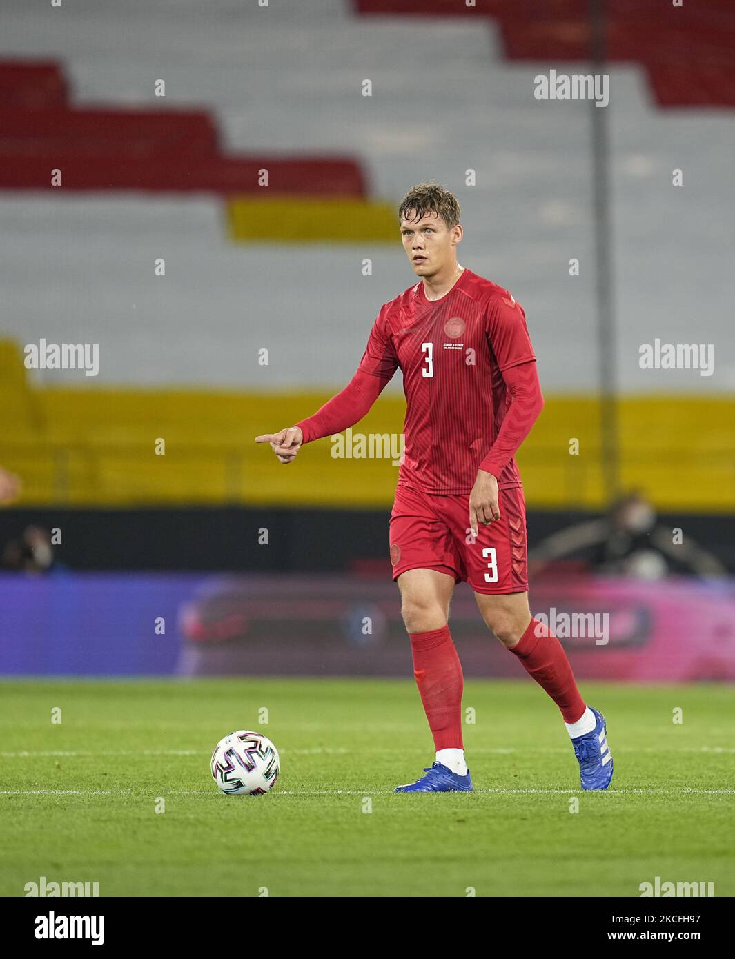 Denmark’s Jannik Vestergaard during the friendly pre Euro 2021 match ...