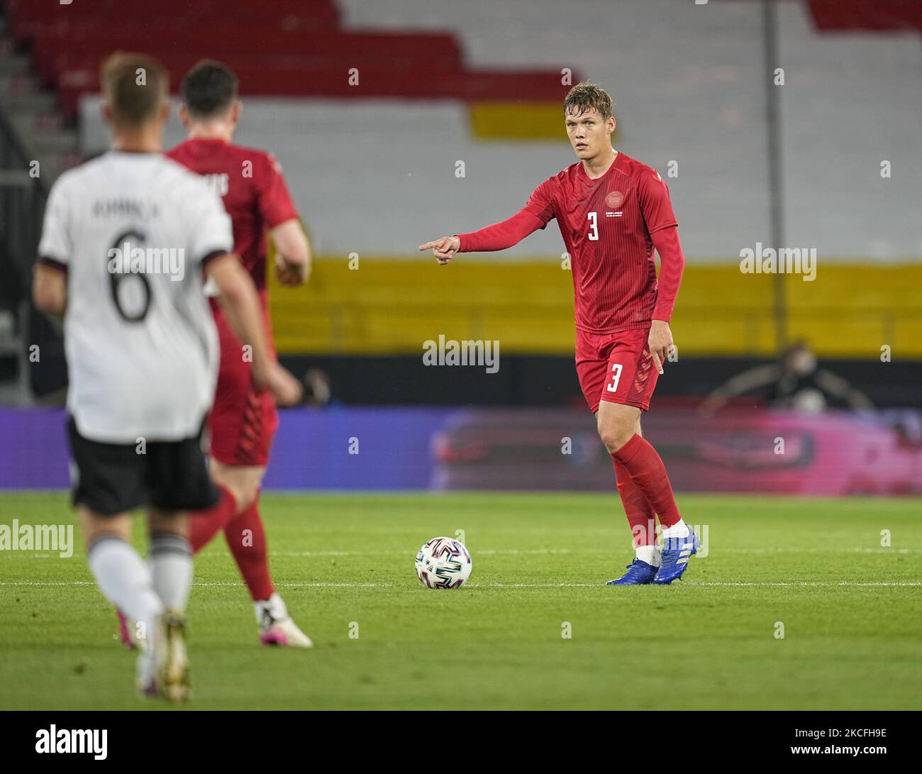 Denmark’s Jannik Vestergaard during the friendly pre Euro 2021 match ...