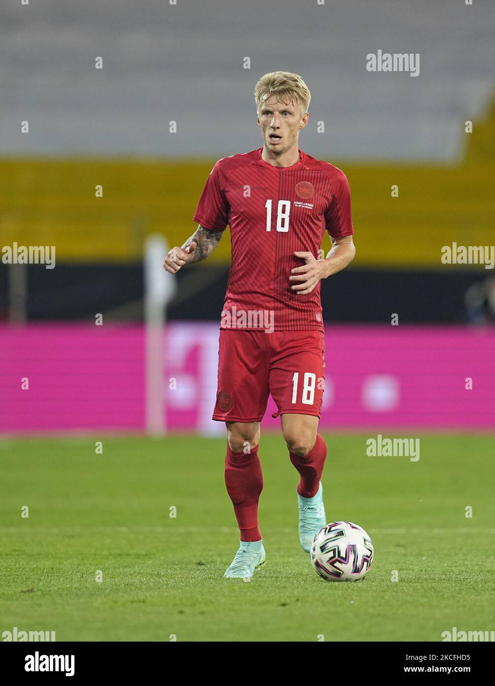Denmark’s Daniel Wass during the friendly pre Euro 2021 match between ...