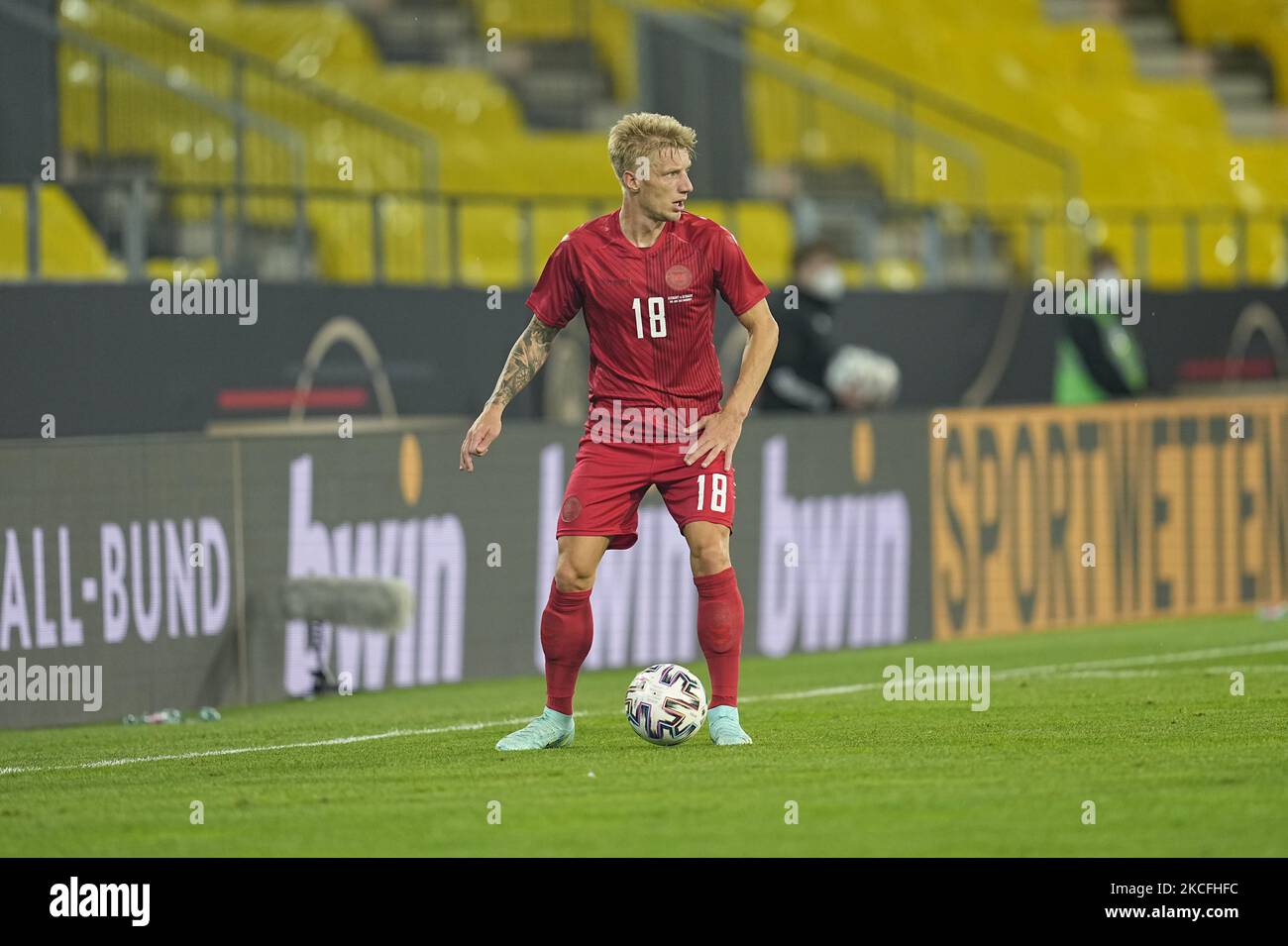 Denmark’s Daniel Wass during the friendly pre Euro 2021 match between ...