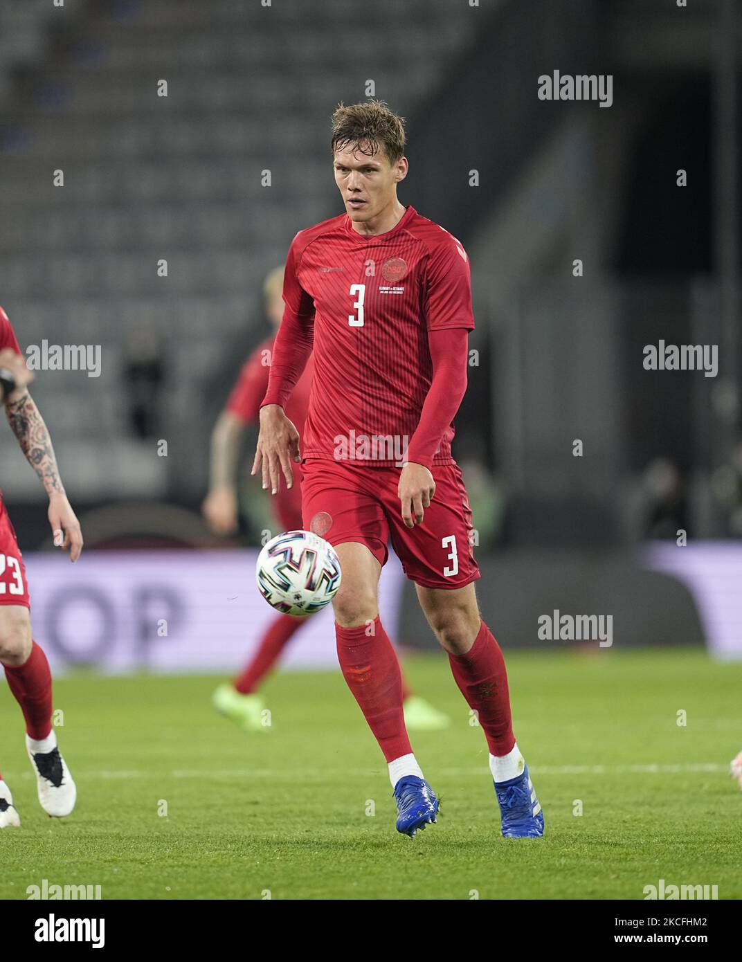 Denmark’s Jannik Vestergaard during the friendly pre Euro 2021 match ...