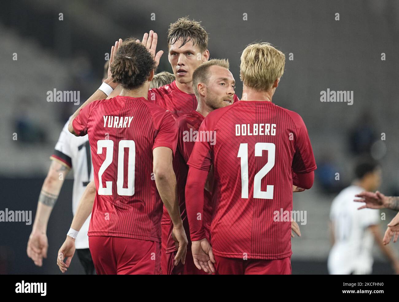 Denmark’s Jannik Vestergaard during the friendly pre Euro 2021 match ...