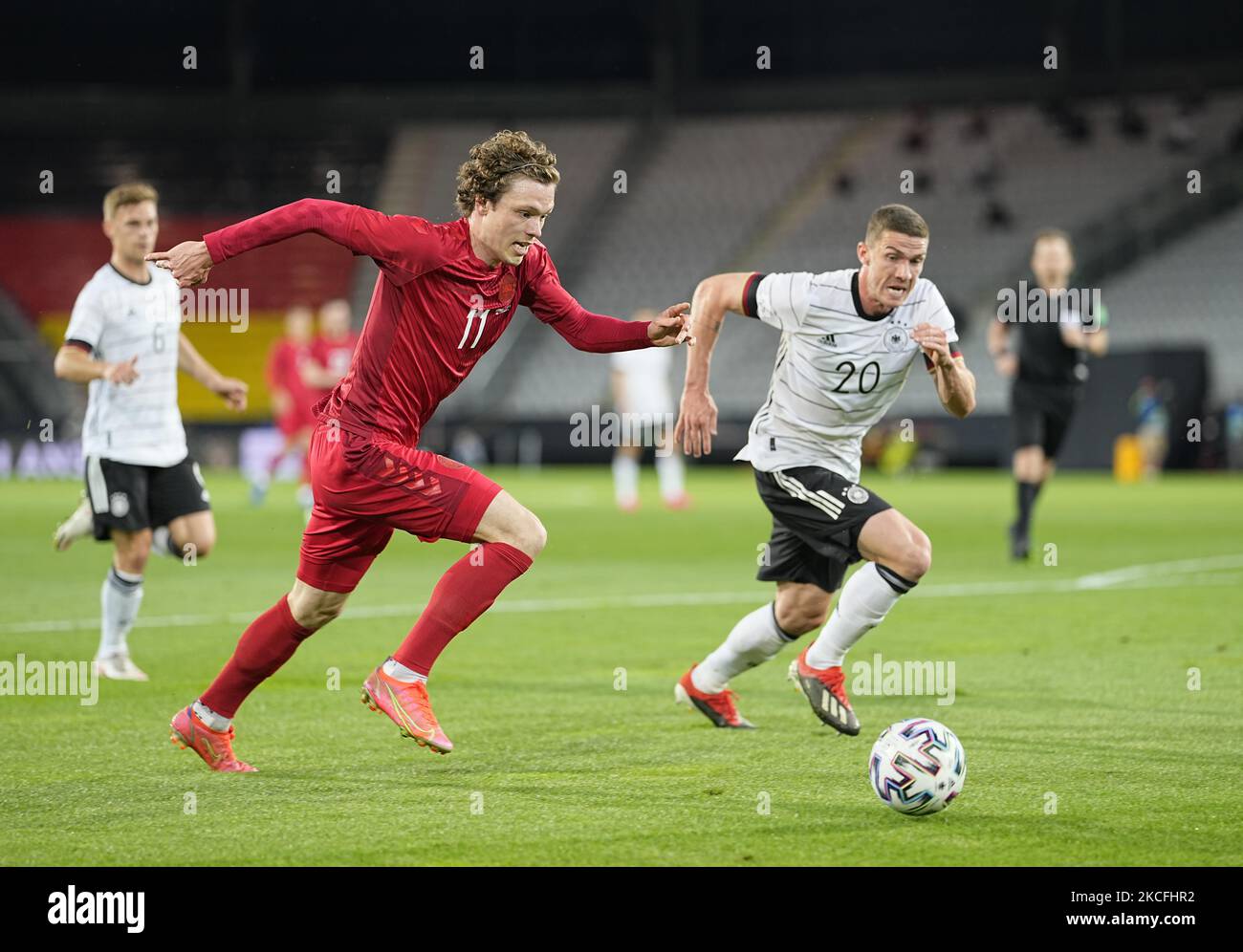 Denmark’s Andreas Skov Olsen during the friendly pre Euro 2021 match ...