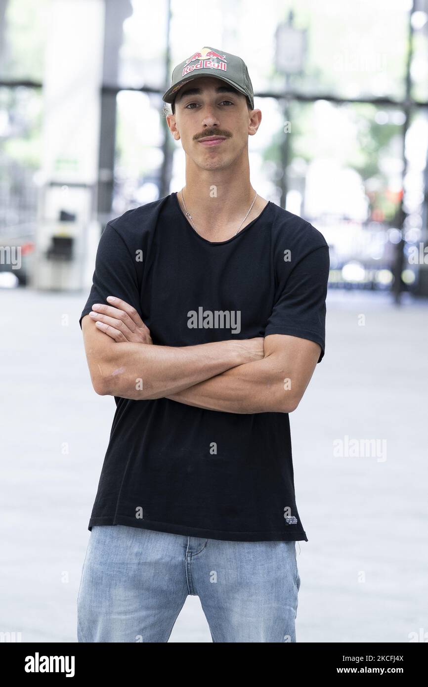 Skater Danny Leon poses during the portrait session in Madrid, Spain on ...