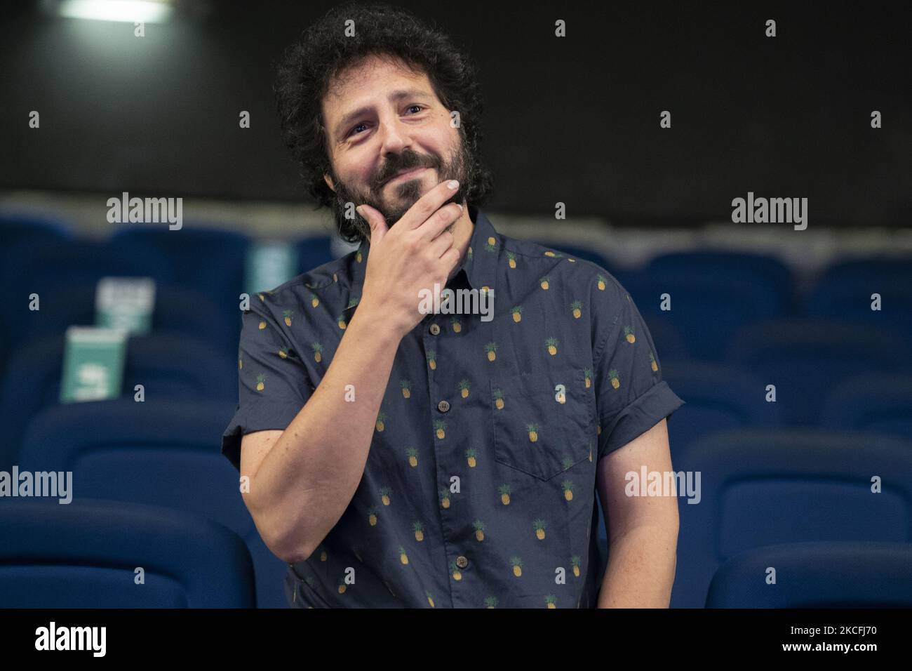 The singer El Kanka poses during the portrait session in Madrid, Spain ...