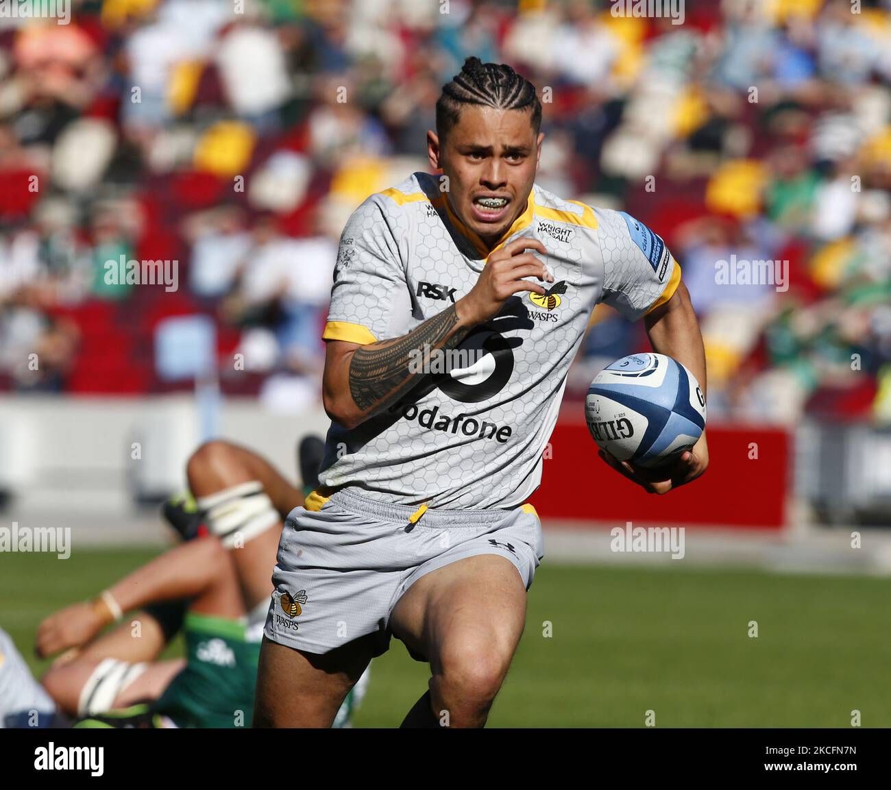 Jacob Umaga of Wasps RFC during Gallagher Premiership between London ...