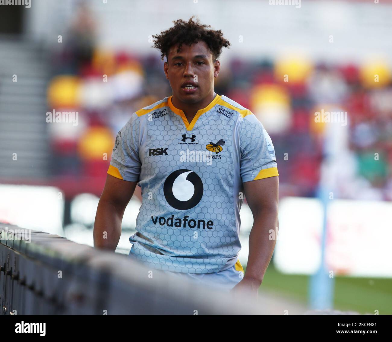 Gabriel Oghre of Wasps RFC during Gallagher Premiership between London ...