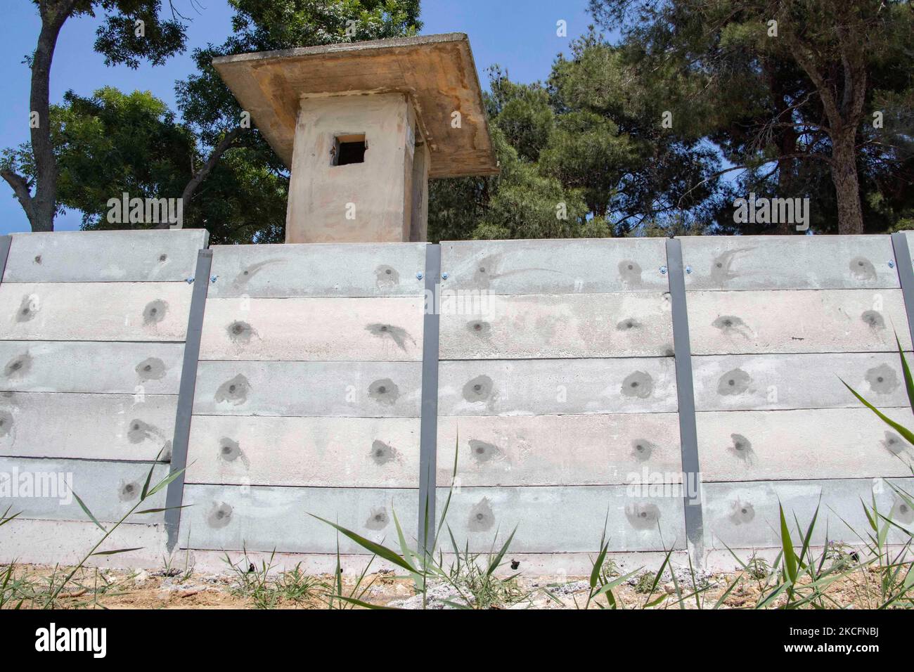 Greece is building new concrete walls around the refugee camps across ...