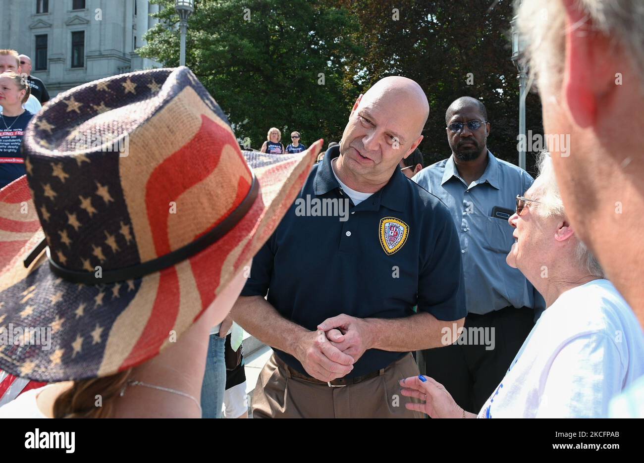 Pennsylvania State Senator Doug Mastriano Speaks at ReOpen Rally in ...