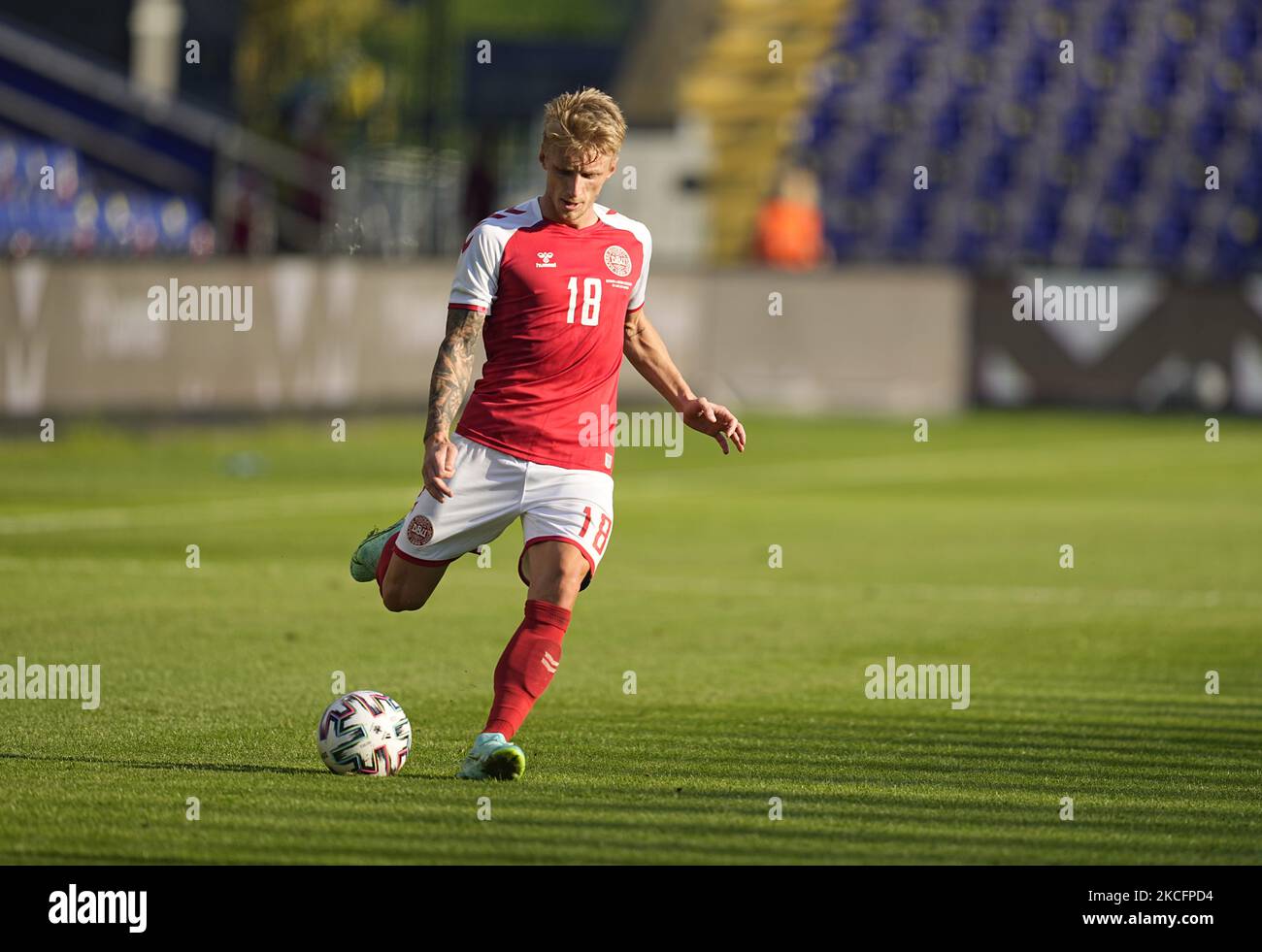 Denmark’s Daniel Wass during the friendly pre Euro 2021 match between ...