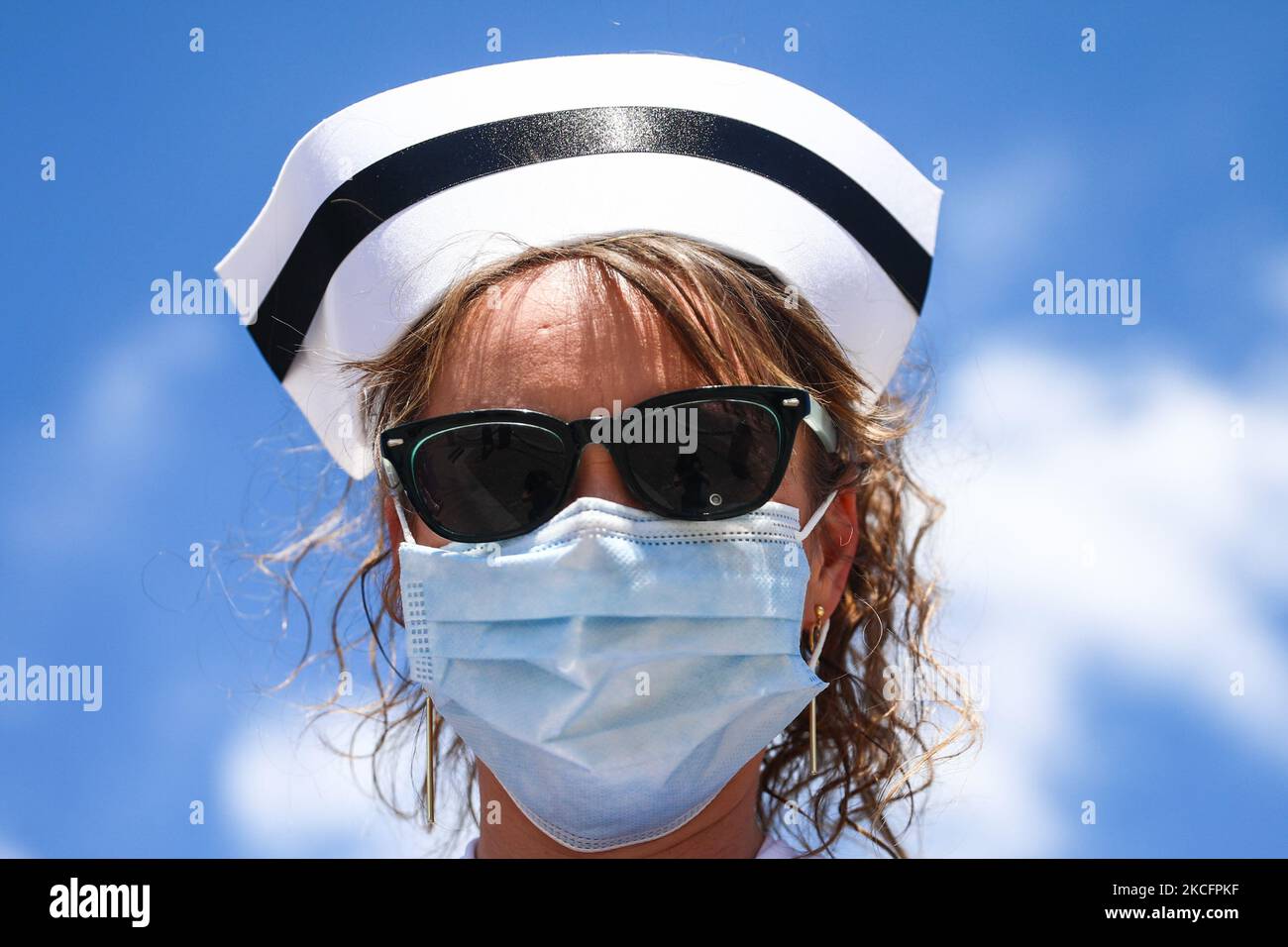 Polish nurses and midwives protest during Warning Strike at the Main ...