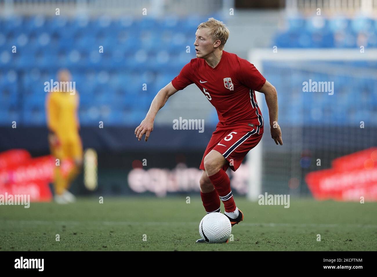 Birger Meling (Nimes Olympique) of Norway in action during the ...