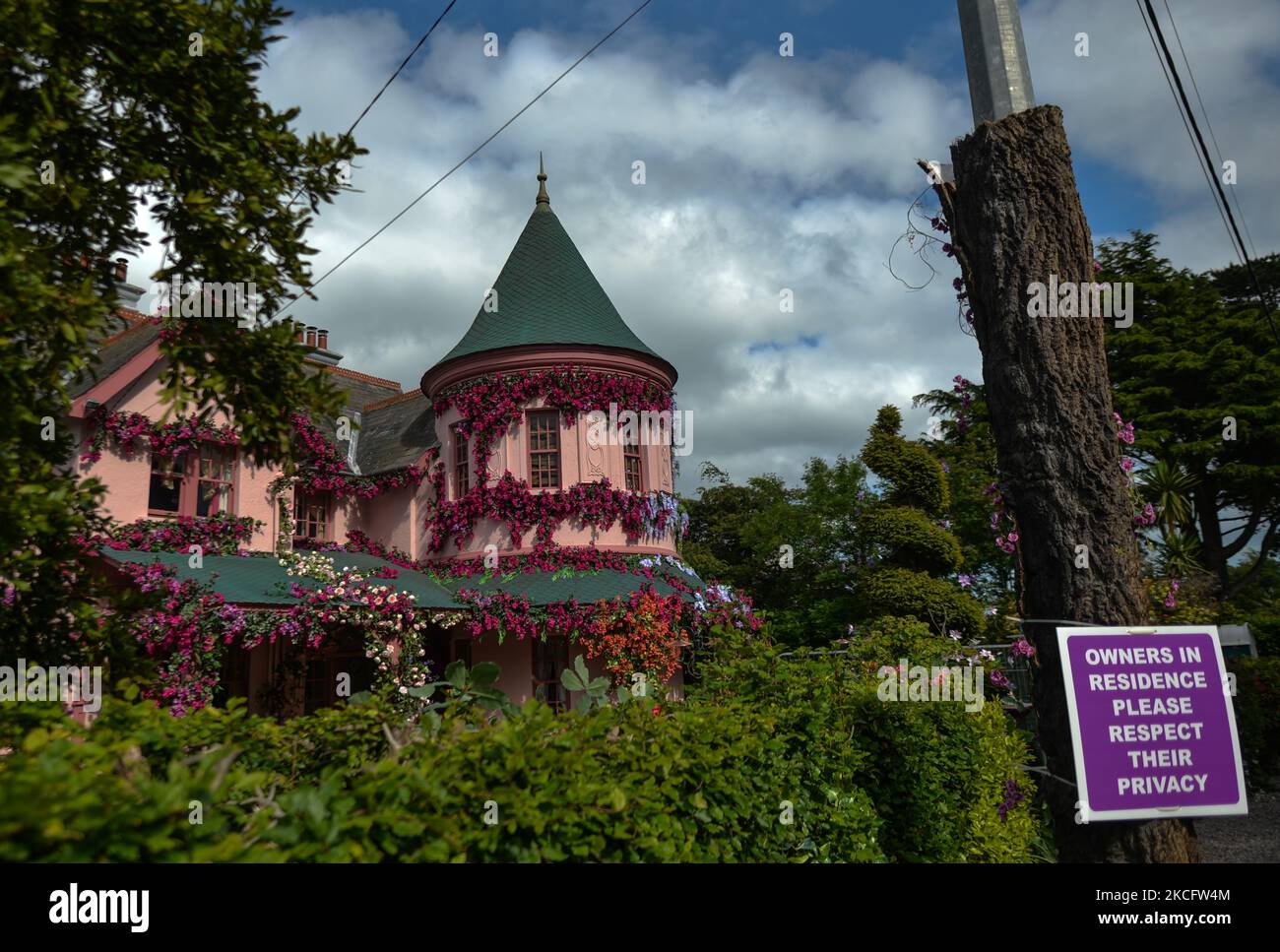 A partial view of the house in The Burnaby area of Greystones which has ...