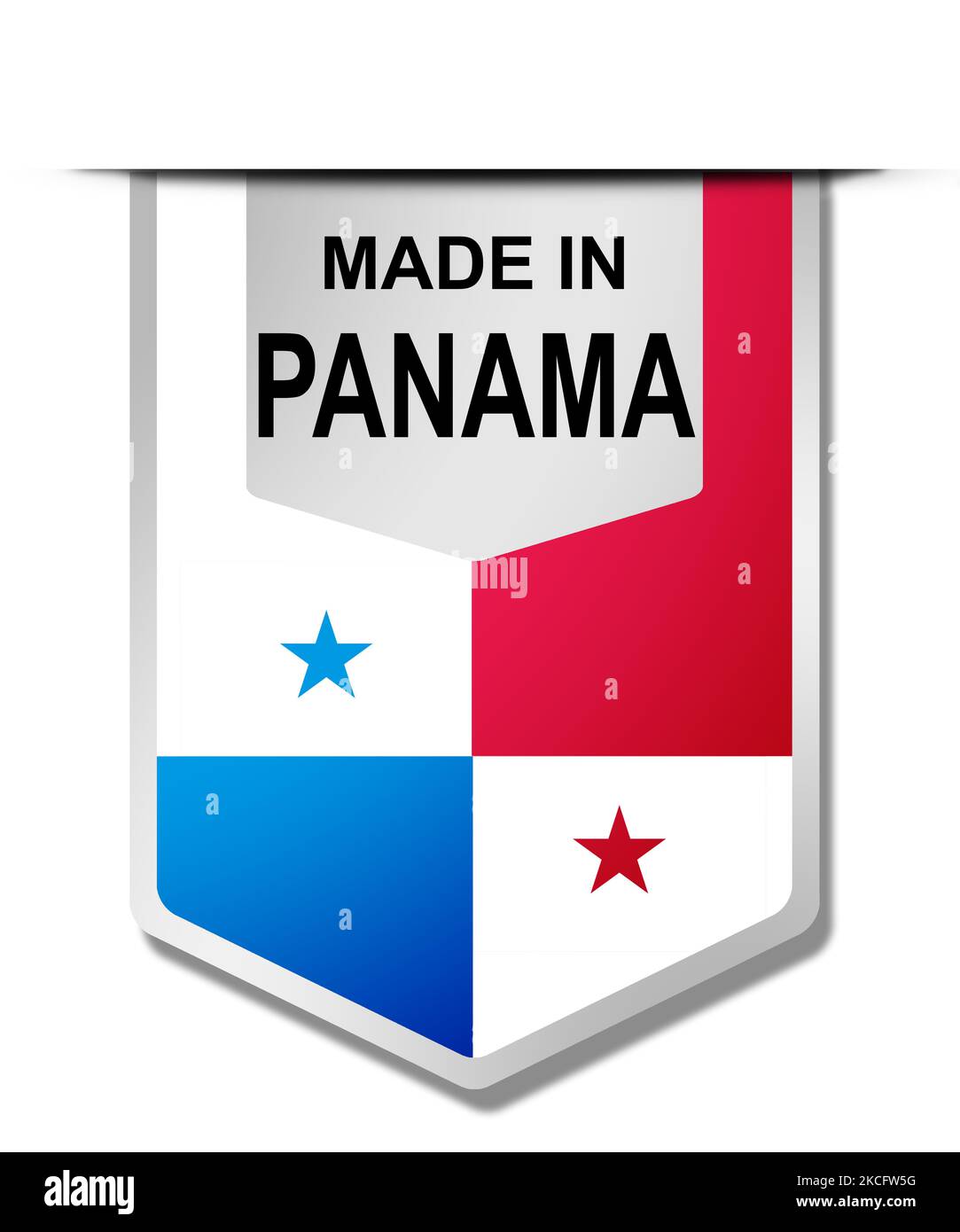Made in Panama word on hanging banner, 3d rendering Stock Photo - Alamy