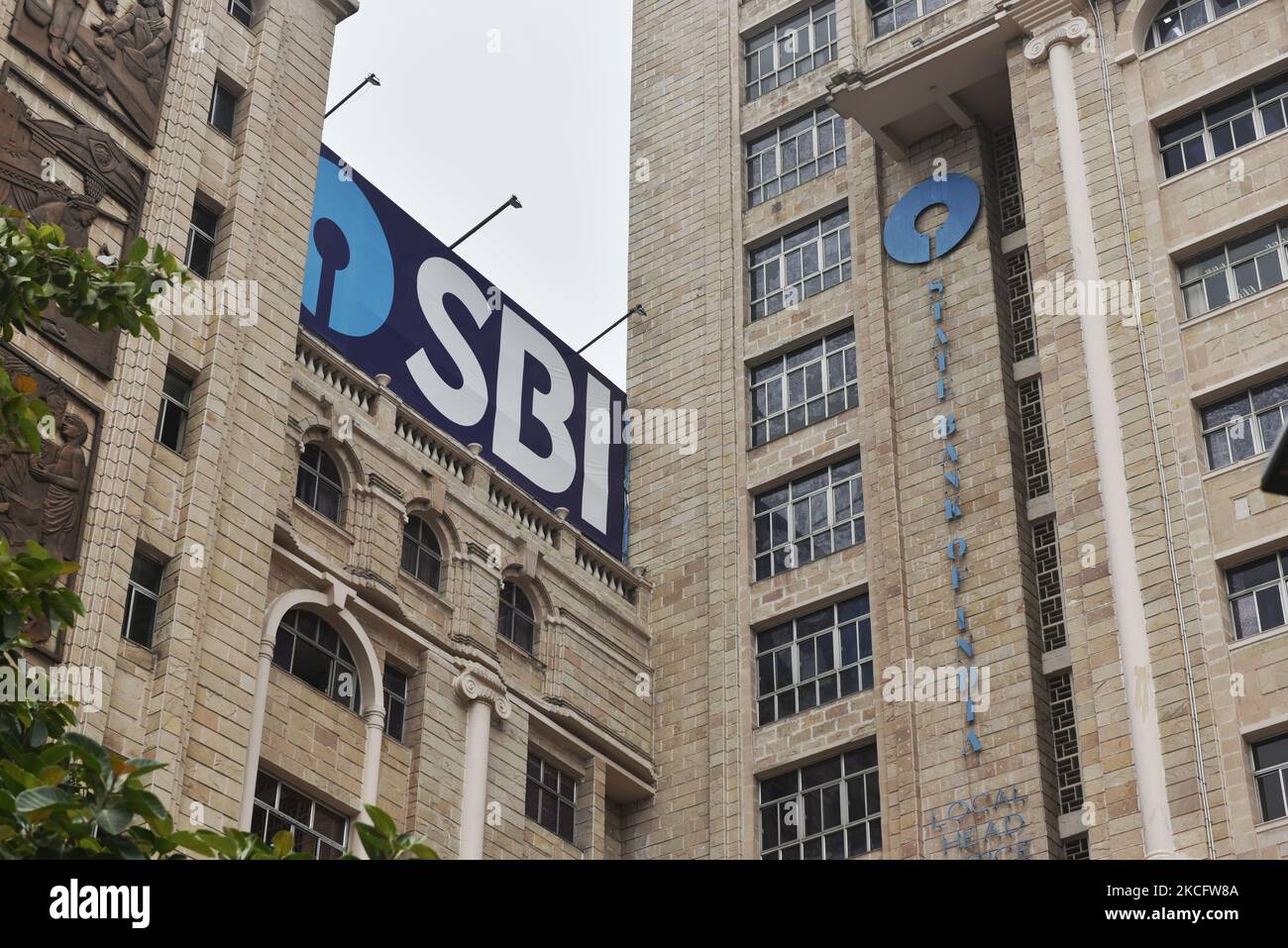 State Bank of India main building can be seen in Kolkata, India, 09 ...