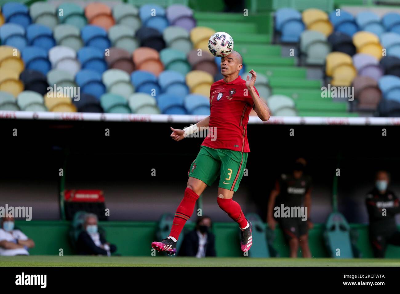 Pepe of Portugal in action during the international friendly football ...