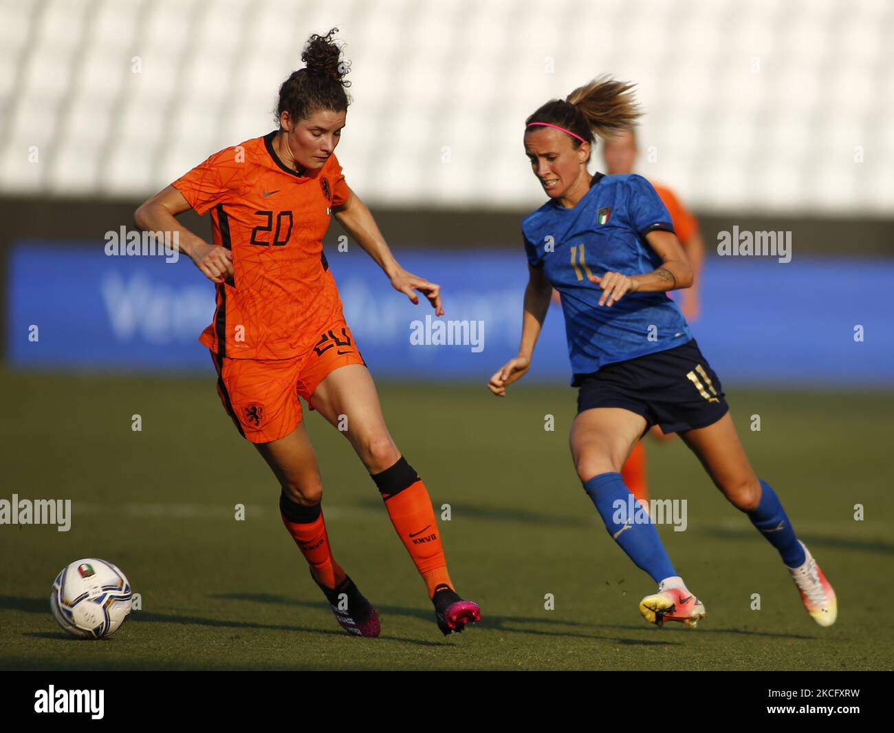 Dominique Janssen during friendly match match between Italy v Holland ...