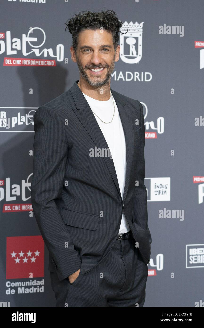 Mexican actor Erick Elías attends to presentation of Platino Awards ...