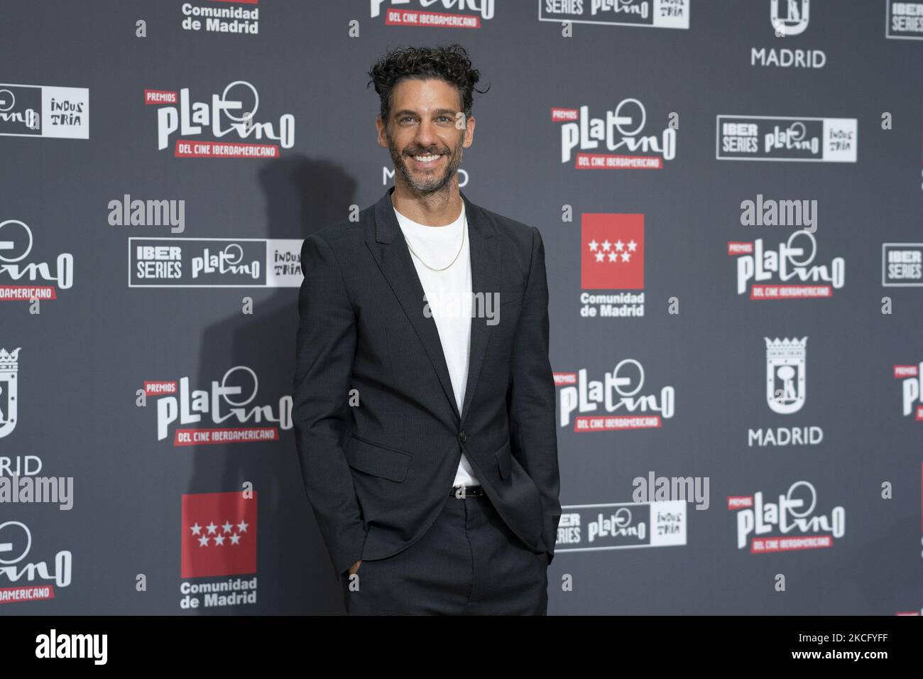 Mexican actor Erick Elías attends to presentation of Platino Awards ...
